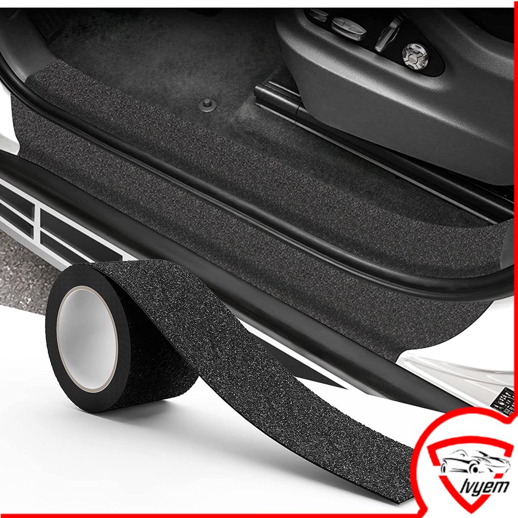 1PC Universal Car Door Sill Sticker PEVA Reflective Car Door Edge ...