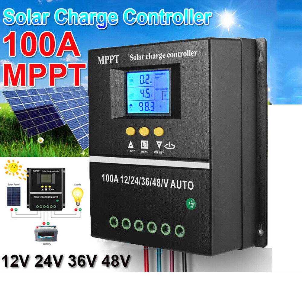 100A 12V-48V MPPT Solar Charge Controller PV Charger Controller ...