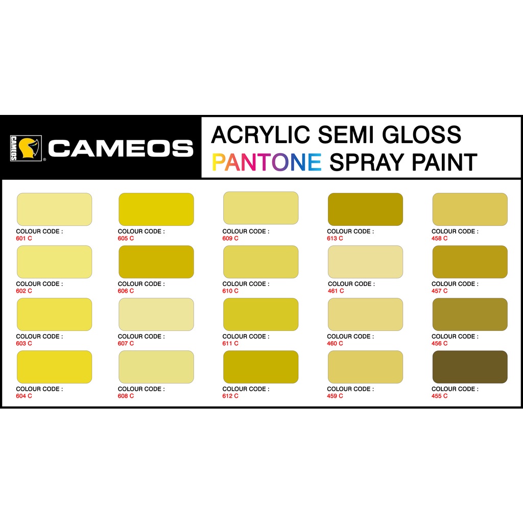 PANTONE Color P55 - Aerosol Spray Paint - CAMEOS 400ML/Bottle | Shopee ...