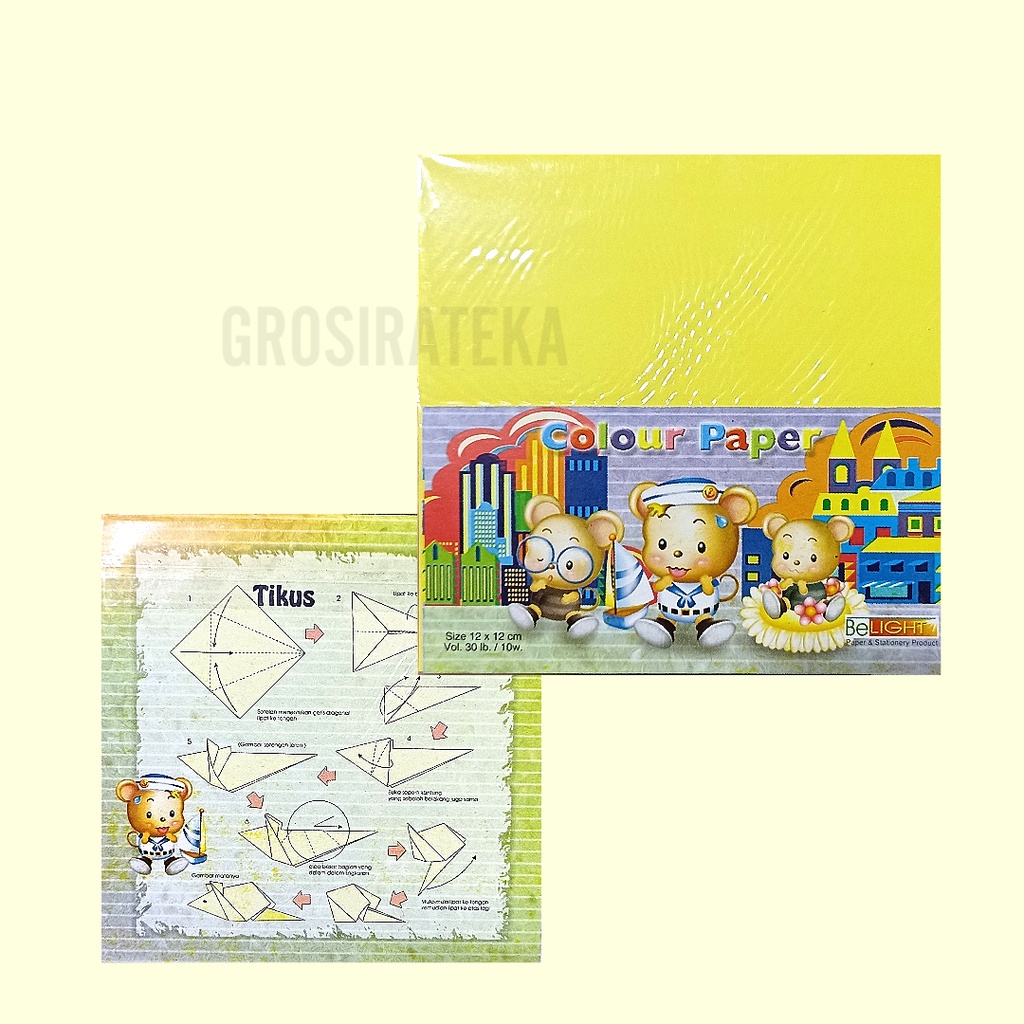 Folding Paper, Color Origami Paper 12x12 Rats | Shopee Malaysia