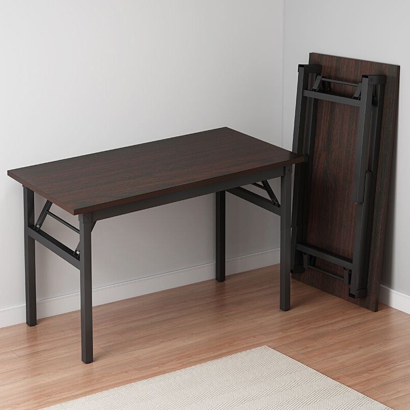 Shopping Folding Table 120cm With 30mm Square Foot Black / White ...