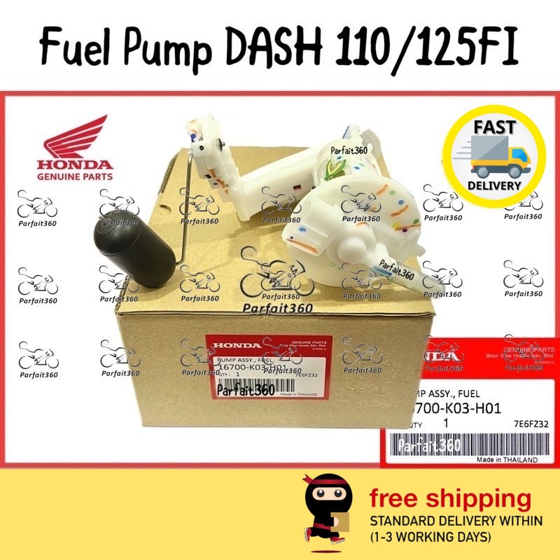 16700-K03-H01 HONDA DASH 110 / DASH 125 FI Fuel Pump Assy / Pam Minyak ...