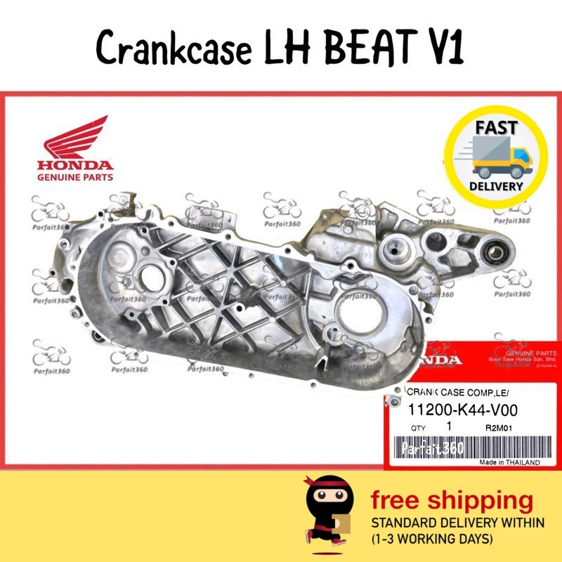 11200-K44-V00 HONDA BEAT V1 LH Left Crankcase Crank Case / Kulit Engine ...