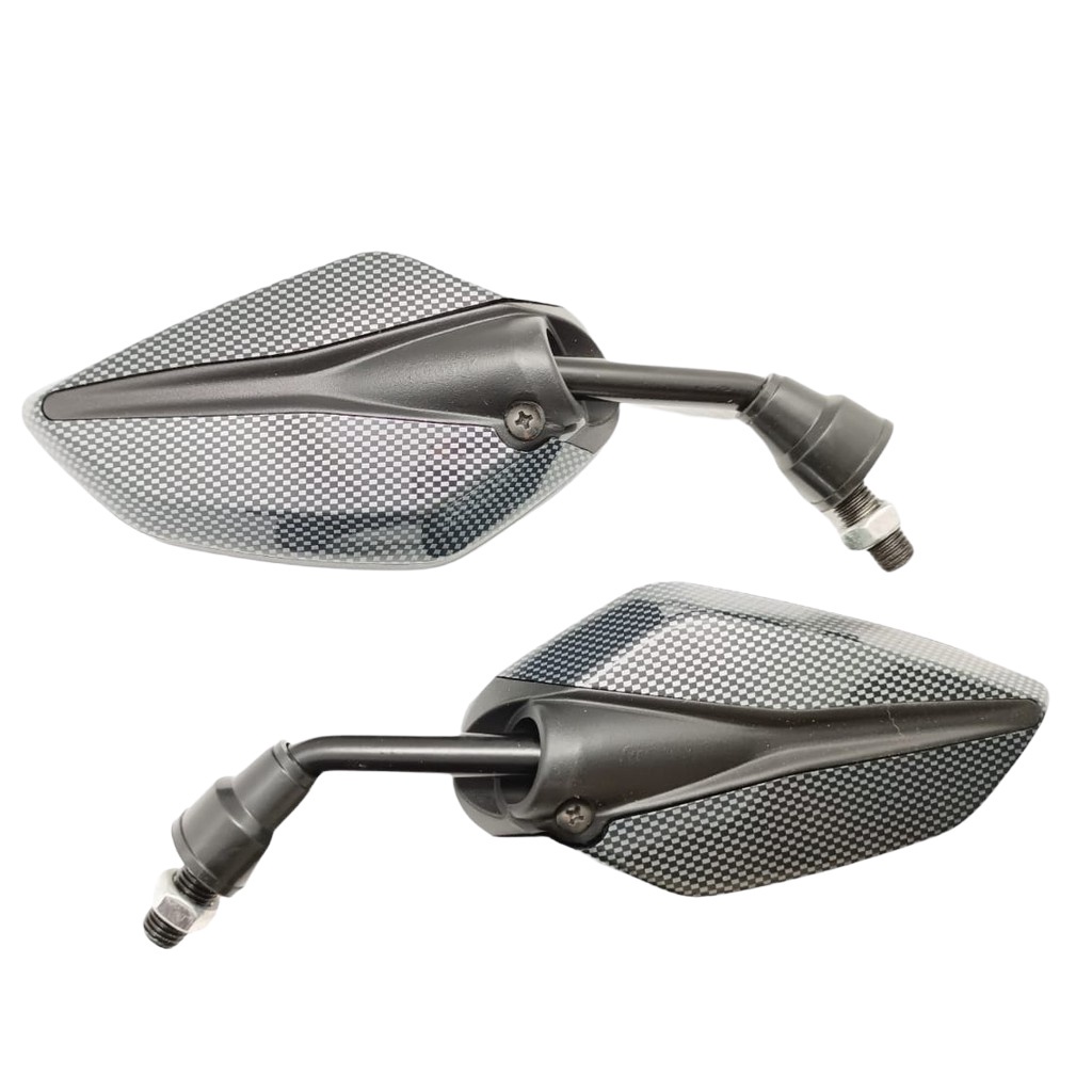 SIDE MIRROR CHROME YAMAHA HONDA MODENAS SYM RS150 W125 EX5 VARIO ...