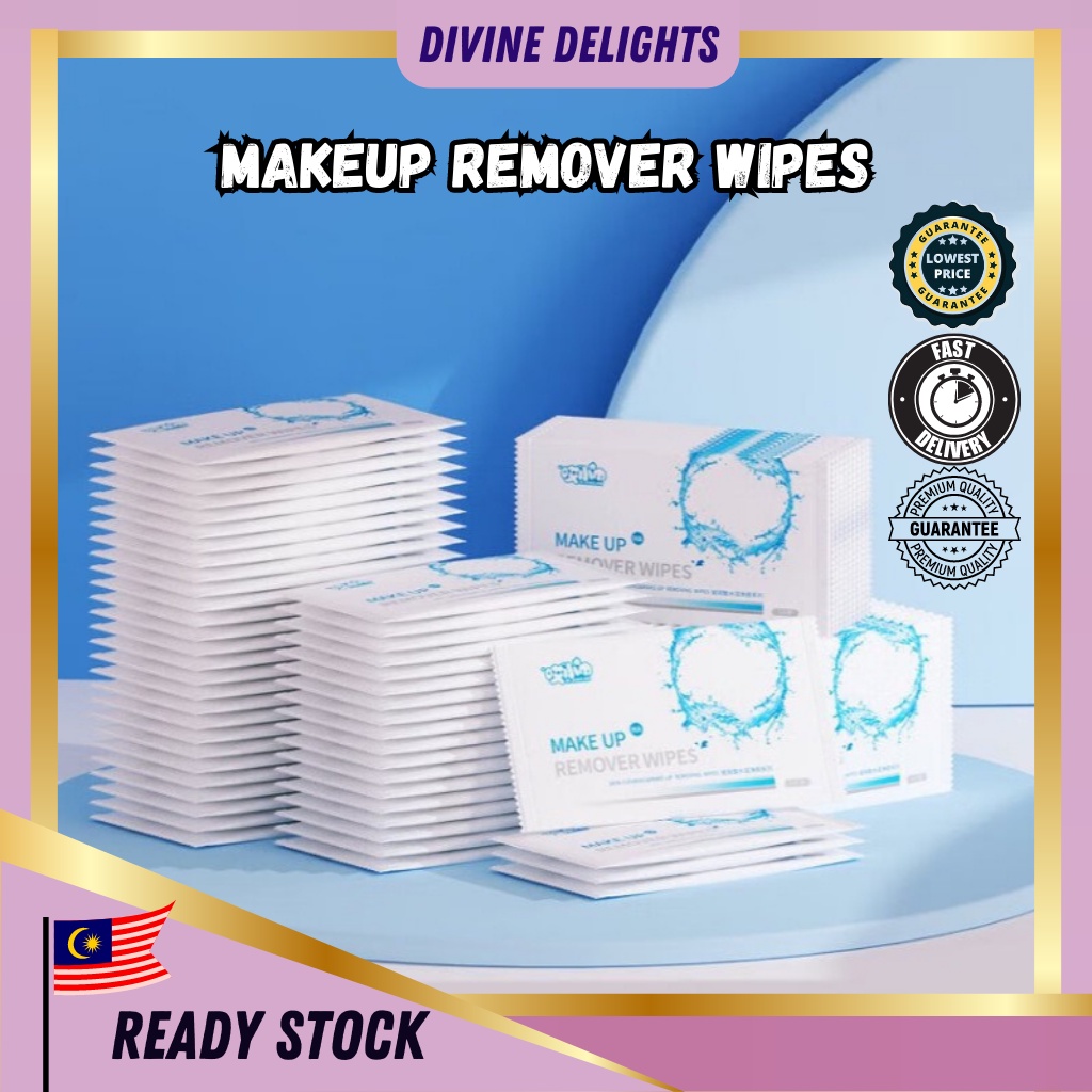 Makeup Remover Wipes Deep Cleansing Of Eyes Lips & Face Cleansing Wet ...