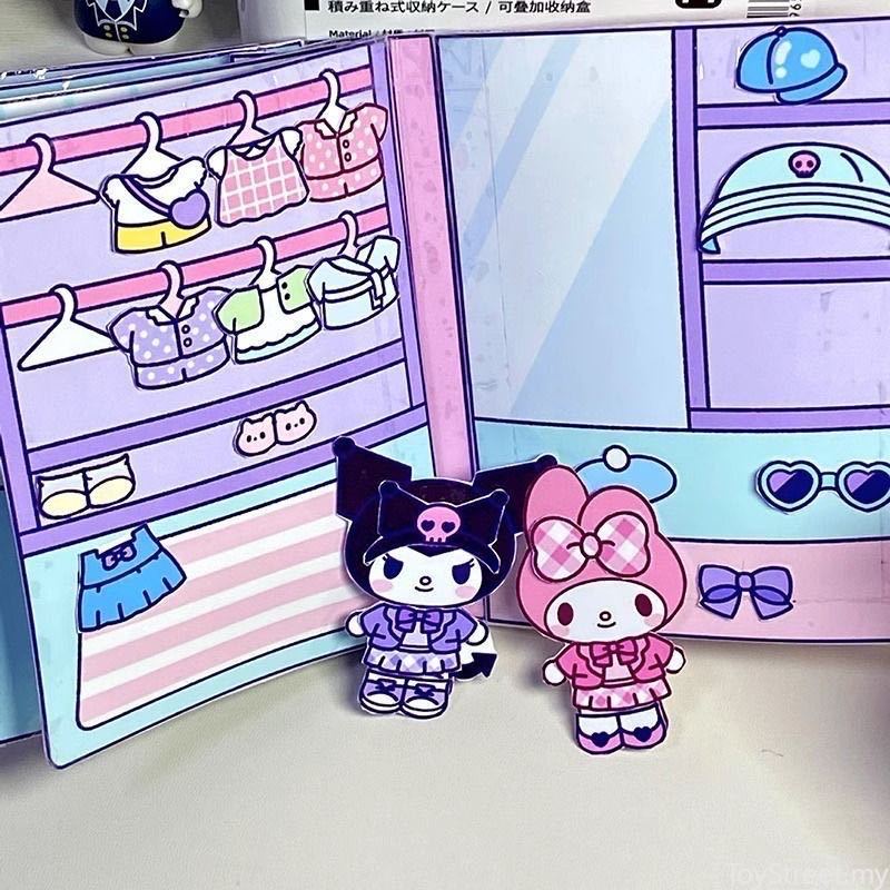 [Malaysia stock] Diy Quiet Book Sanrio Doudou Book Educational Kuromi ...