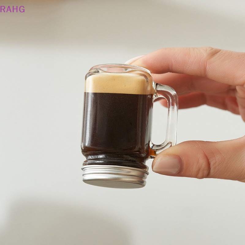 RAHG Mini Mason Jar for Jam Honey Portable Leakproof Coffee Milk Juice ...
