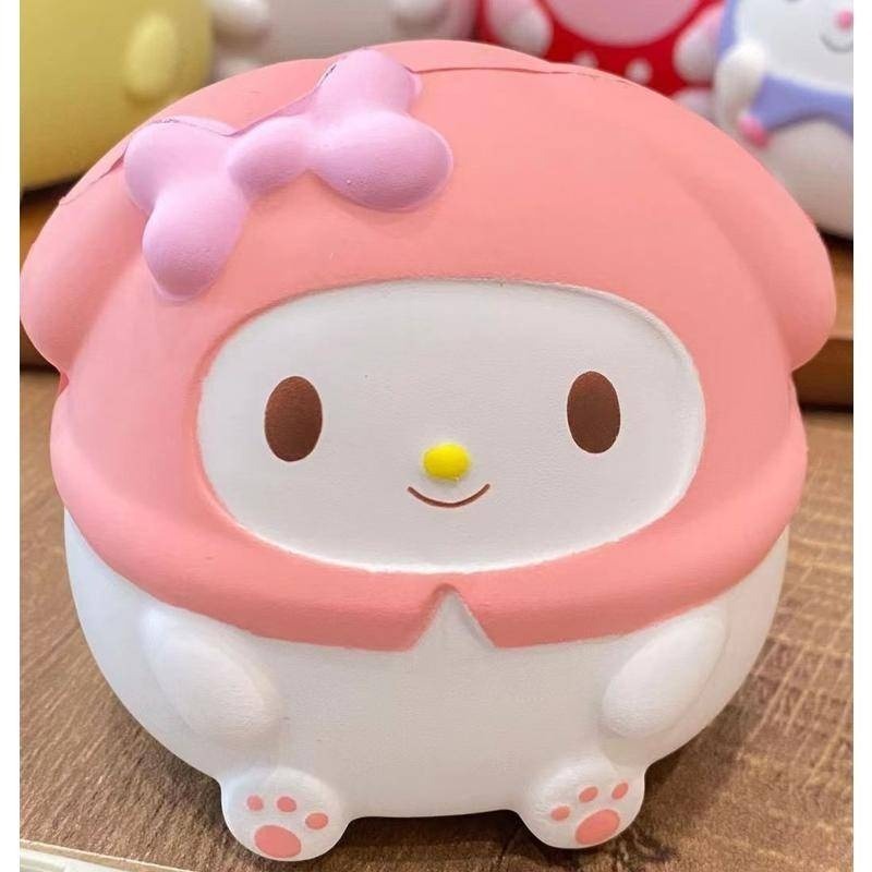 Squishy Kawaii Cartoon Melody Kuromi Stress Squishy Toys Squeeze Stress ...
