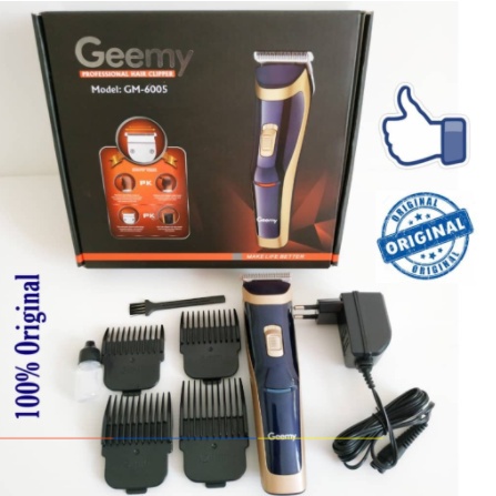 Geemy GM-6005 Rechargeable Trimmer Hair Cutter Machine/Hair Style ...