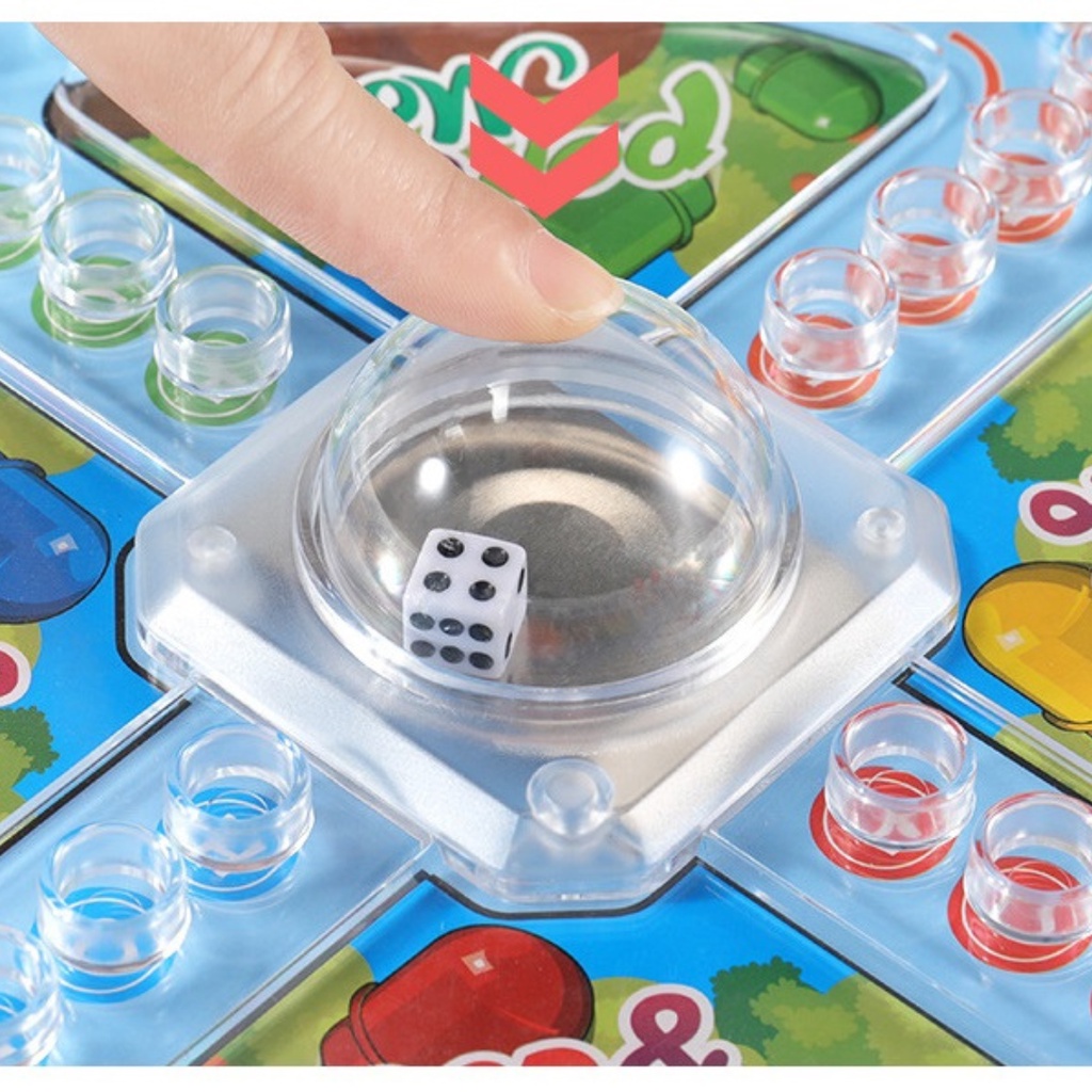 Family Fun Pop Move Interesting Board Games 3D Ludo Style Kids Toys For ...