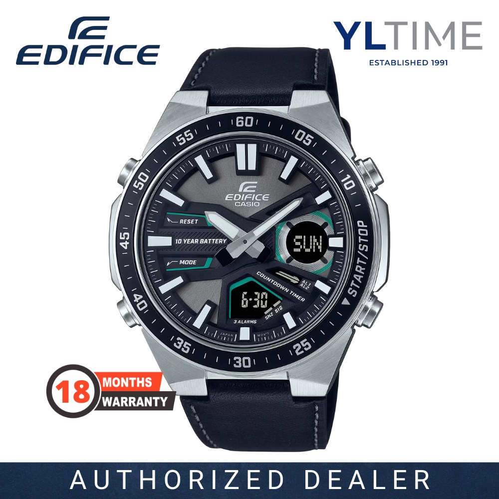 [MARCO Warranty] Casio EDIFICE EFV-C110L-1AV 10-Years Battery Life ...