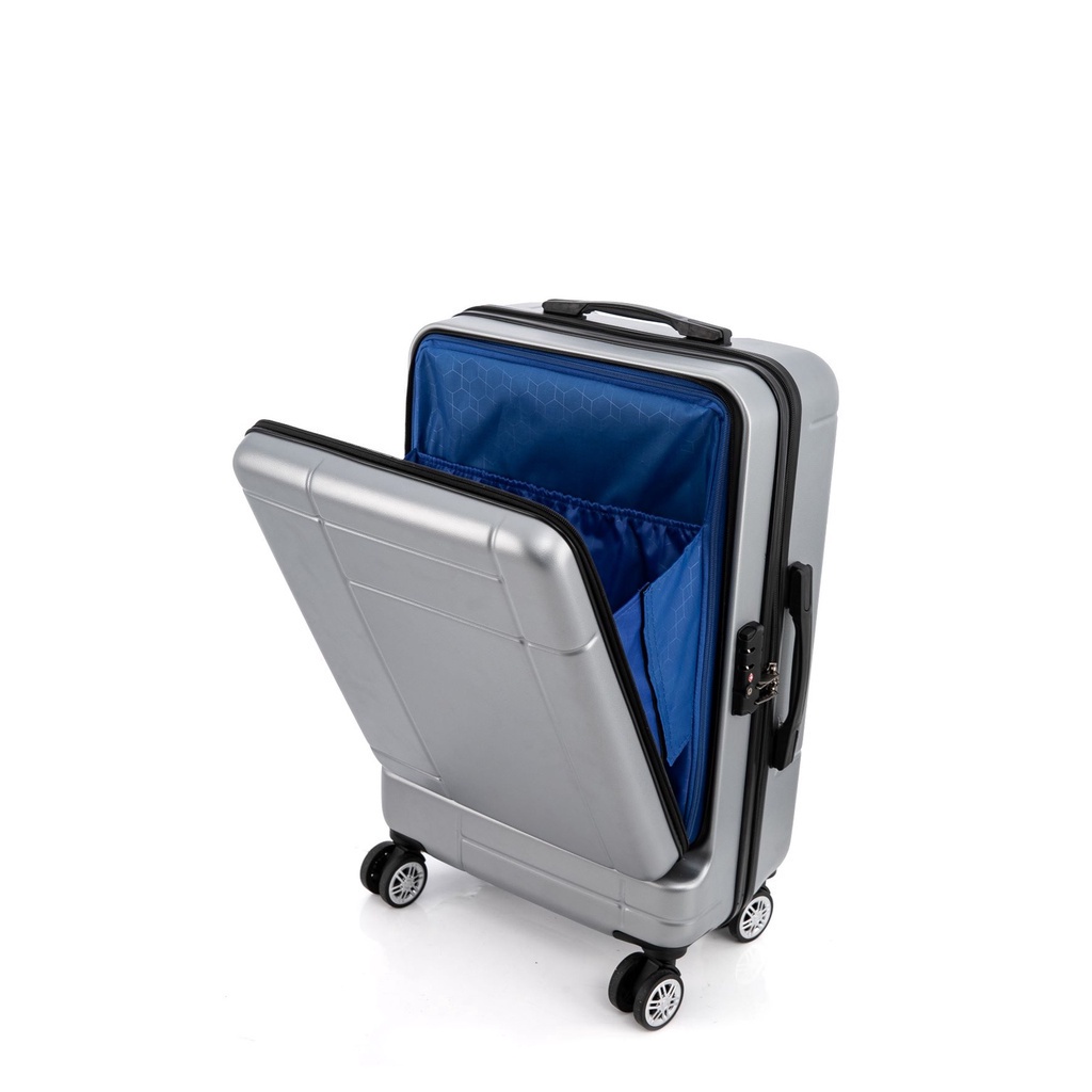 [PREMIUM] 20" Hard Case Luggage Laptop Front Compartment Zipper Lock ...
