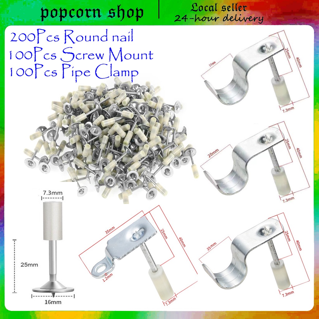 MY Stock】200pcs Steel Nail Gun Rivet Gun Bullet Nail Gun Concrete Fire ...