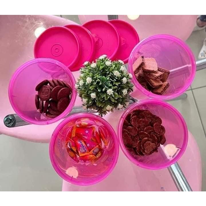 Tupperware Cheerio Quad Gourmet Cherio Food Container Bekas Kedap Udara Airtight Storage Box ...