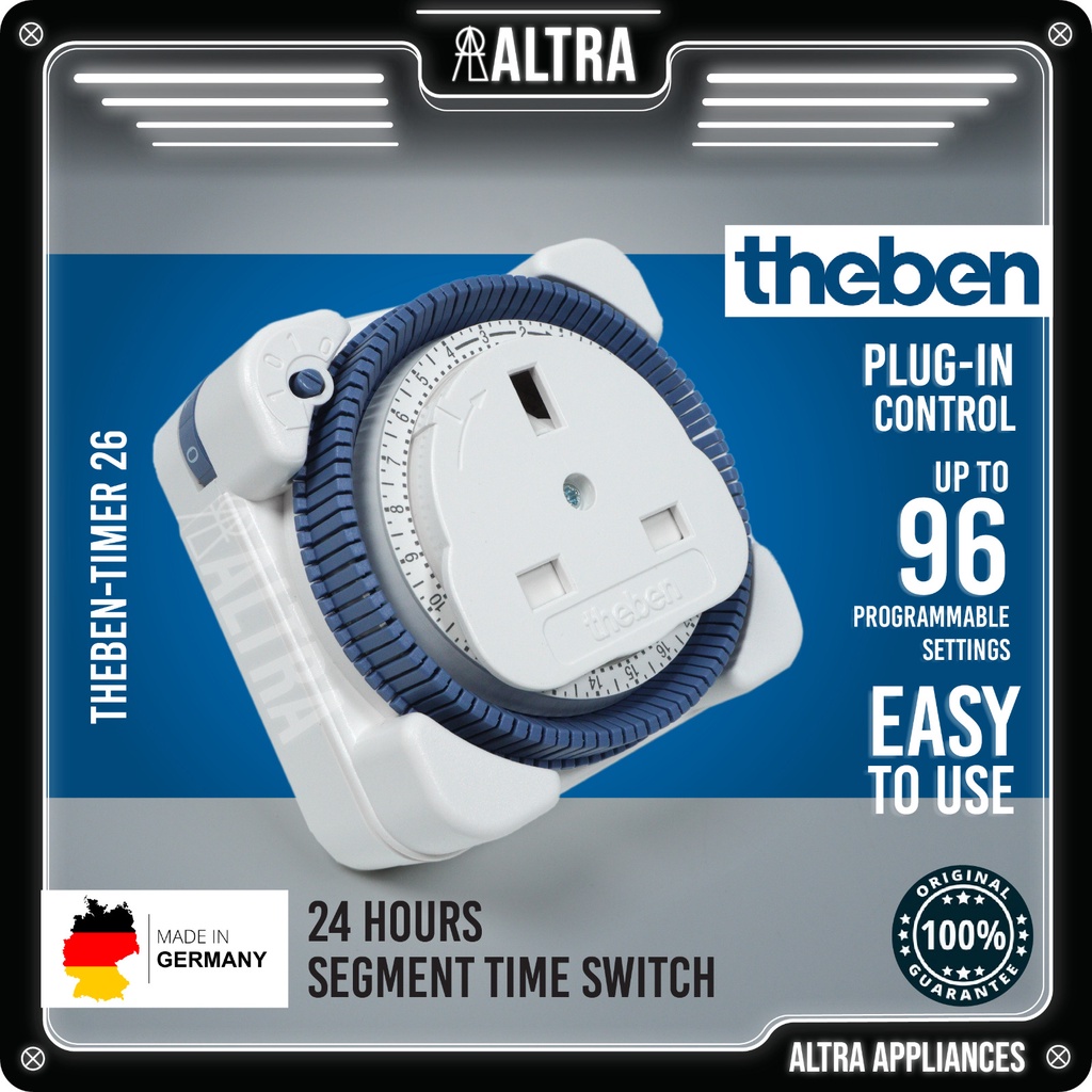 THEBEN 13A 24hrs PLUG in TIMER / THE BEN TIME SWITCH | Shopee Malaysia