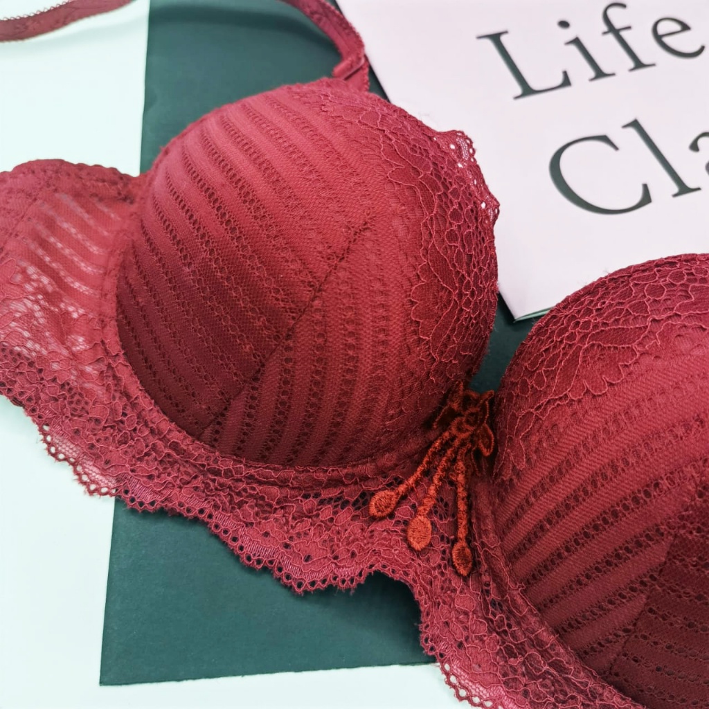 Women Bra Wired Bra SIze 34~42 Cup BC Full Cup Bra Lace Bra Lingerie ...