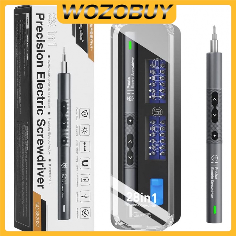 Electric Screwdriver, Cordless Precision Power Screwdriver Set | Shopee ...