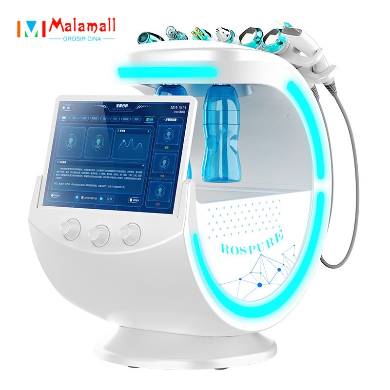 Multifunction 7 In 1 Oxygen Diamond dermabrasion H2O2 Aqua Peel Facial Hydra Machine ...