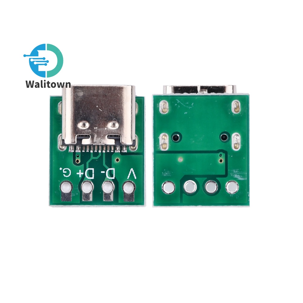 USB Type C Connector Board DIY 3.1 Serial Basic Breakout Female ...