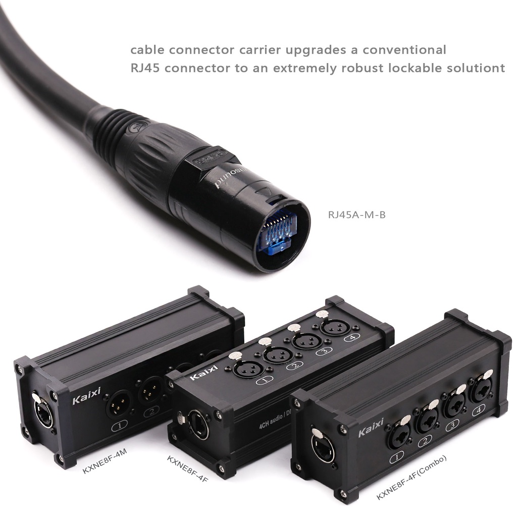 4 Channel 3 Pin Multi Network XLR Cable for Stage Sound Lighting and ...