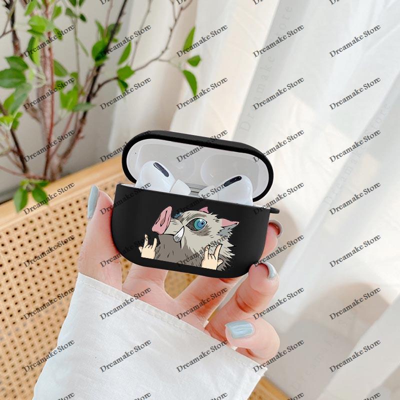Earphone Case For Apple Airpods 2 3 1 Pro Anime Demon Slayer Rengoku Kyoujurou Uzui Tengen