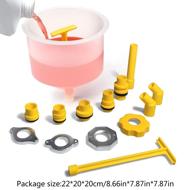 EDB* No Spill Coolant Funnel Kit, Spill Free Radiator Coolant Filling ...