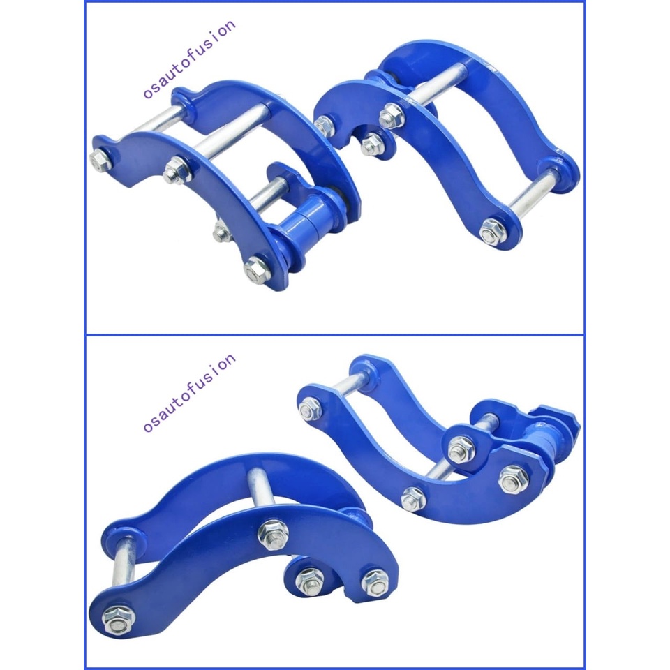 Isuzu D-Max Dmax ITEQ 2007-2011 Lift 2" Rear Comfortable Shackles Lift ...