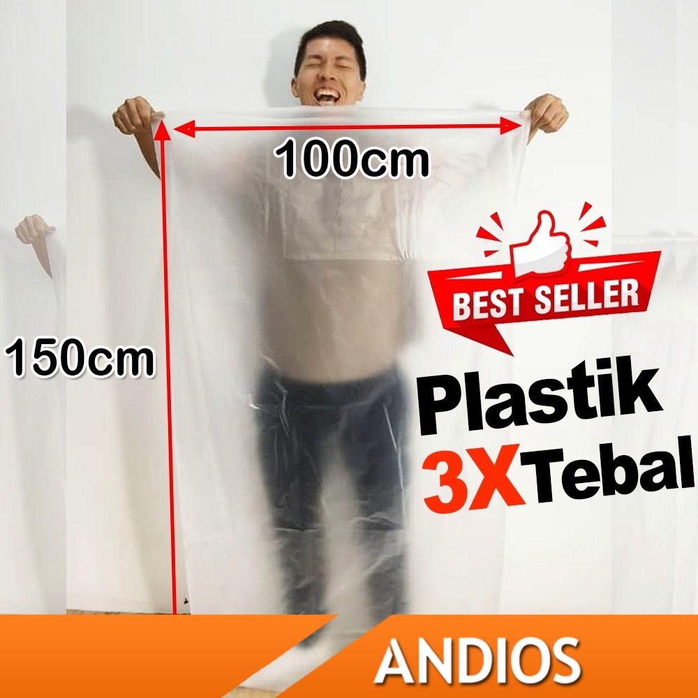 Beg Plastik Besar Tebal Heavy Duty Clear Transparent Plastic Bag Large ...