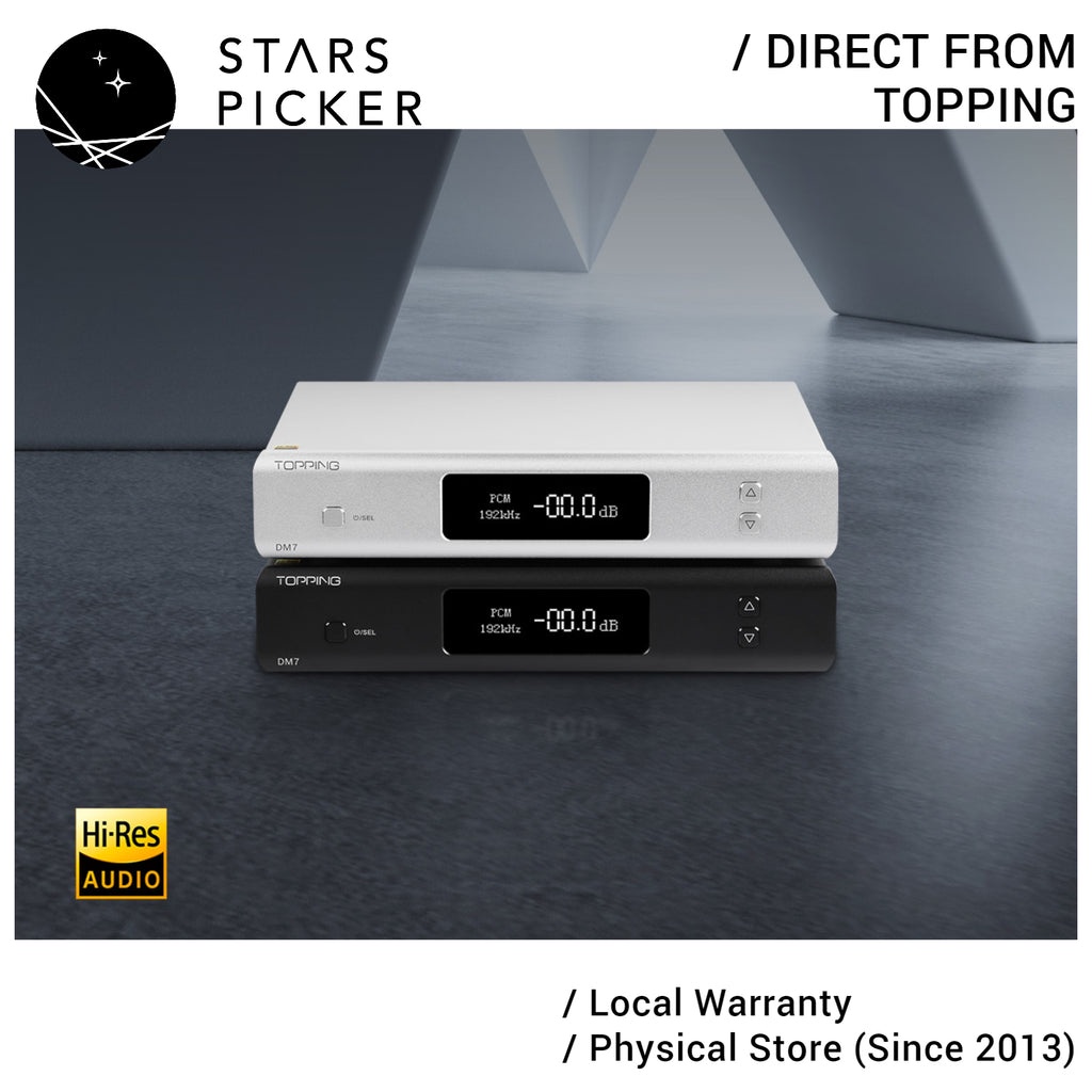 [5% off] Topping DM7 Hi-Res Multi-channel 8CH USB DAC ES9038PRO ...