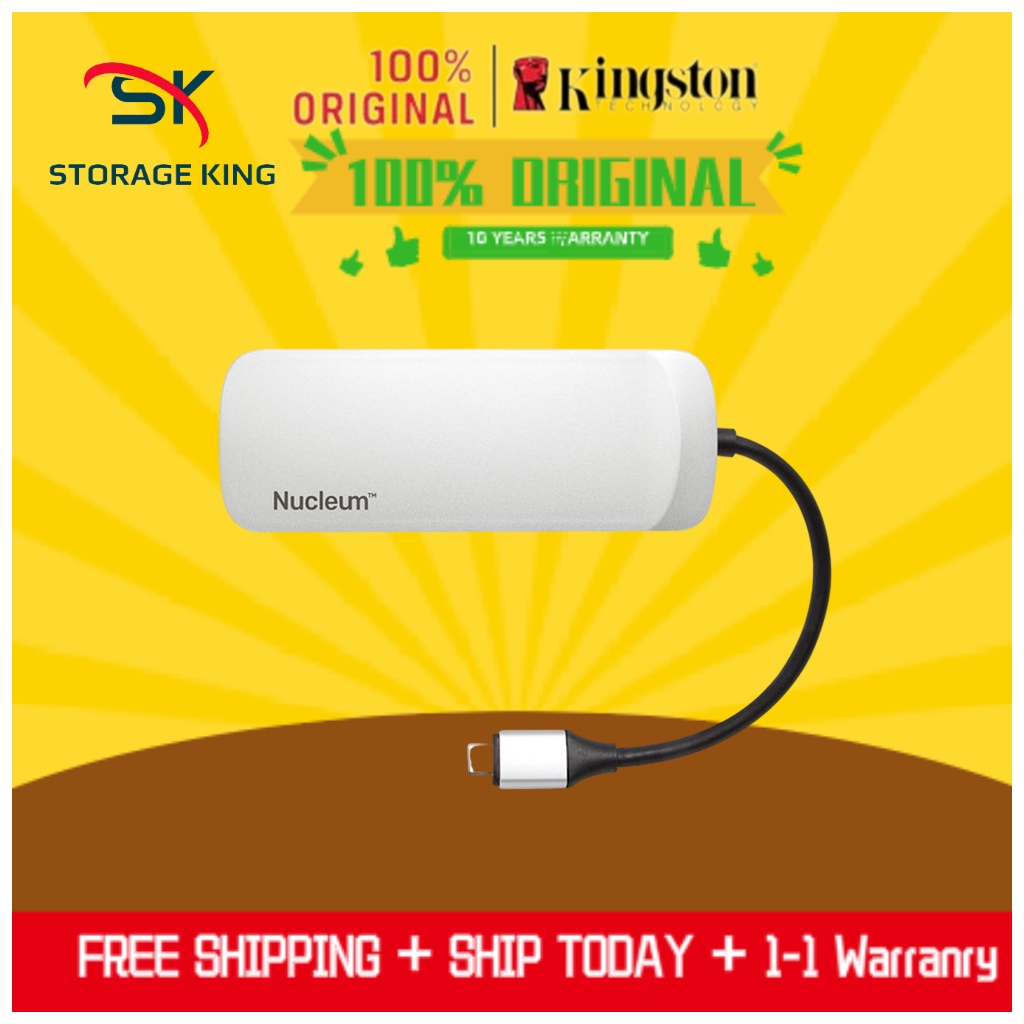 Original Kingston Nucleum USB Type-C Hub 7 Port Card Reader USB Hub ...