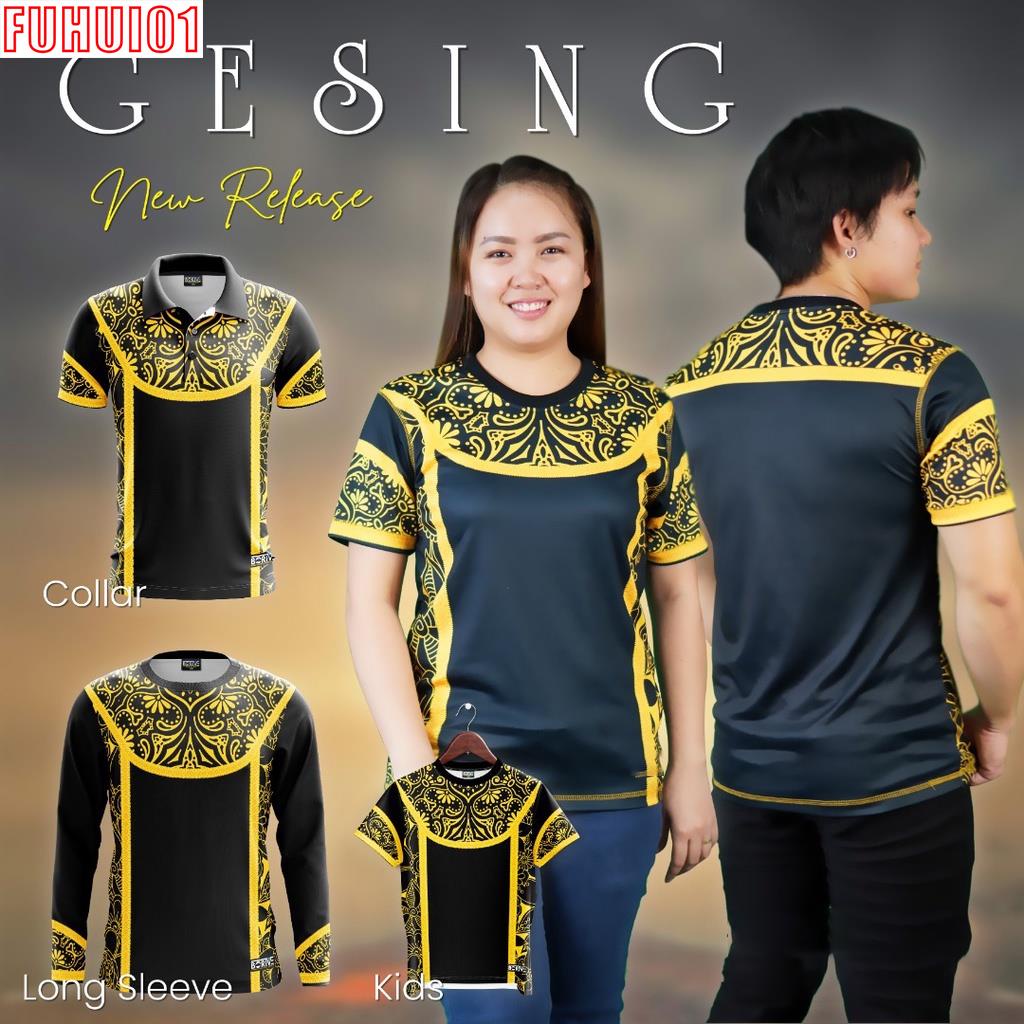 T-shirt KDMR Edition (Gesing) Jersey Corak Etnik Borneo Round Neck ...