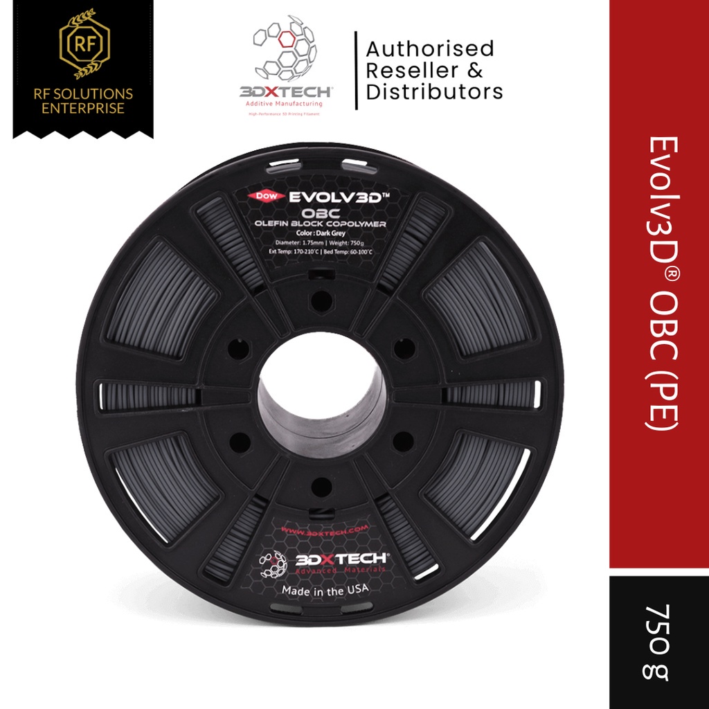 3DXTECH Evolv3D OBC PE (1.75mm/750g) | Shopee Malaysia