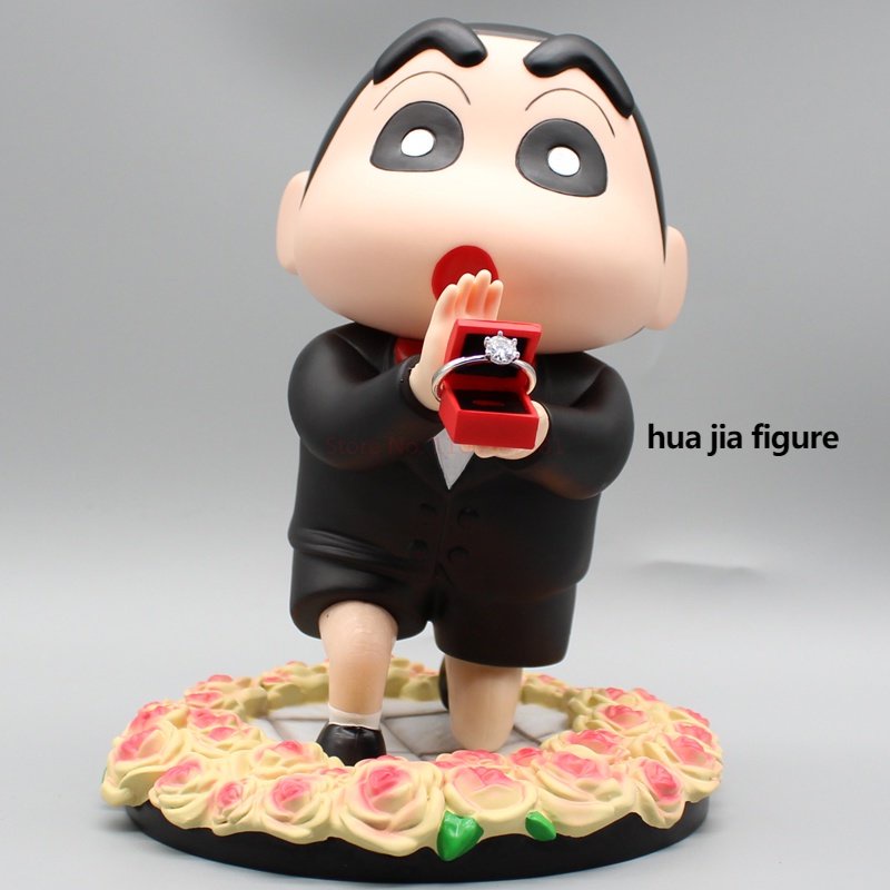 Japanese Anime Crayon Shin Chan Proposal Posture Figure | Shopee Malaysia