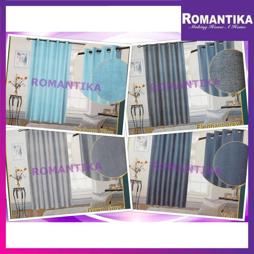 Romantika Curtain Langsir Eyelet Ring Espanol Series Langsir Pintu ...