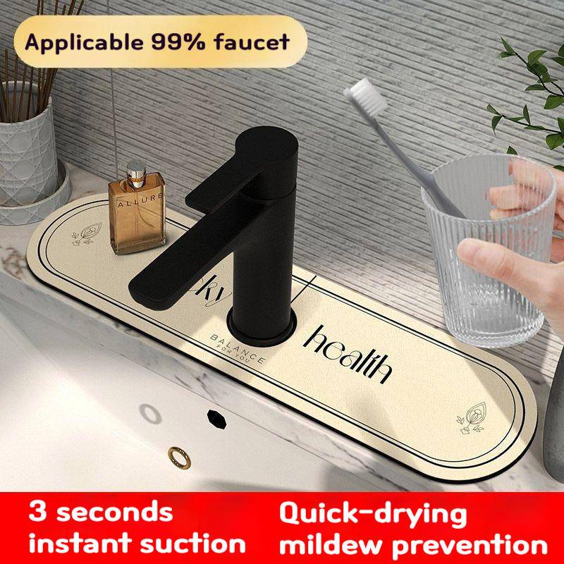 Faucet suction pad, quick drying soft pad, washing table, floor pad ...