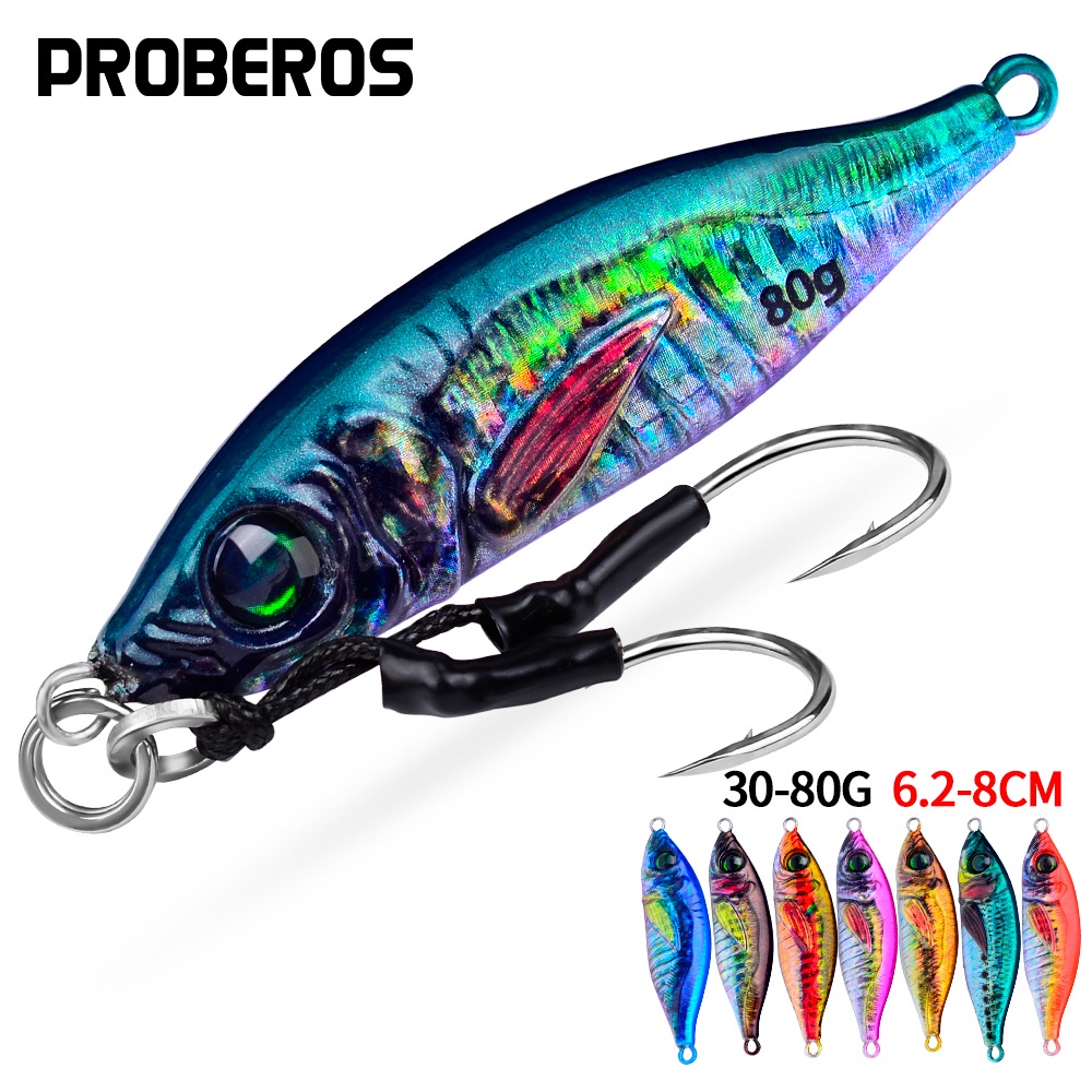 Proberos luya iron plate bait 3D spray painting printing small iron ...