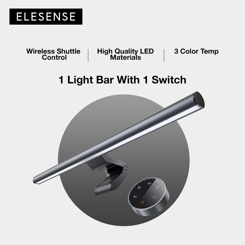 ELESENSE E1129 PC Monitor Light Bar with Wireless Smart Controller / 12 ...