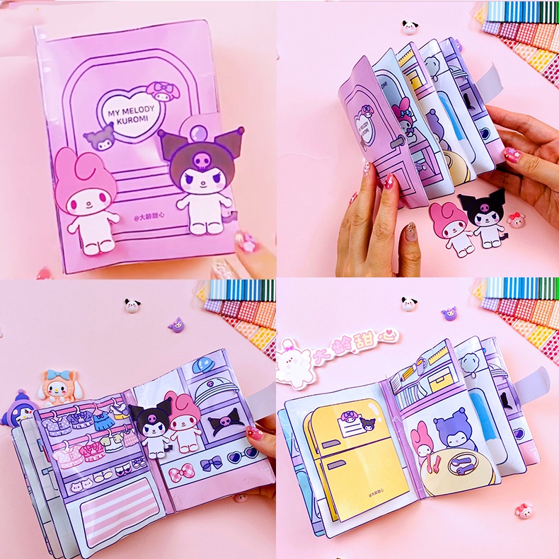 Sanrio Kawali Kuromi My Melody Cinnamoroll Pochacco Pompompurin Sticker ...