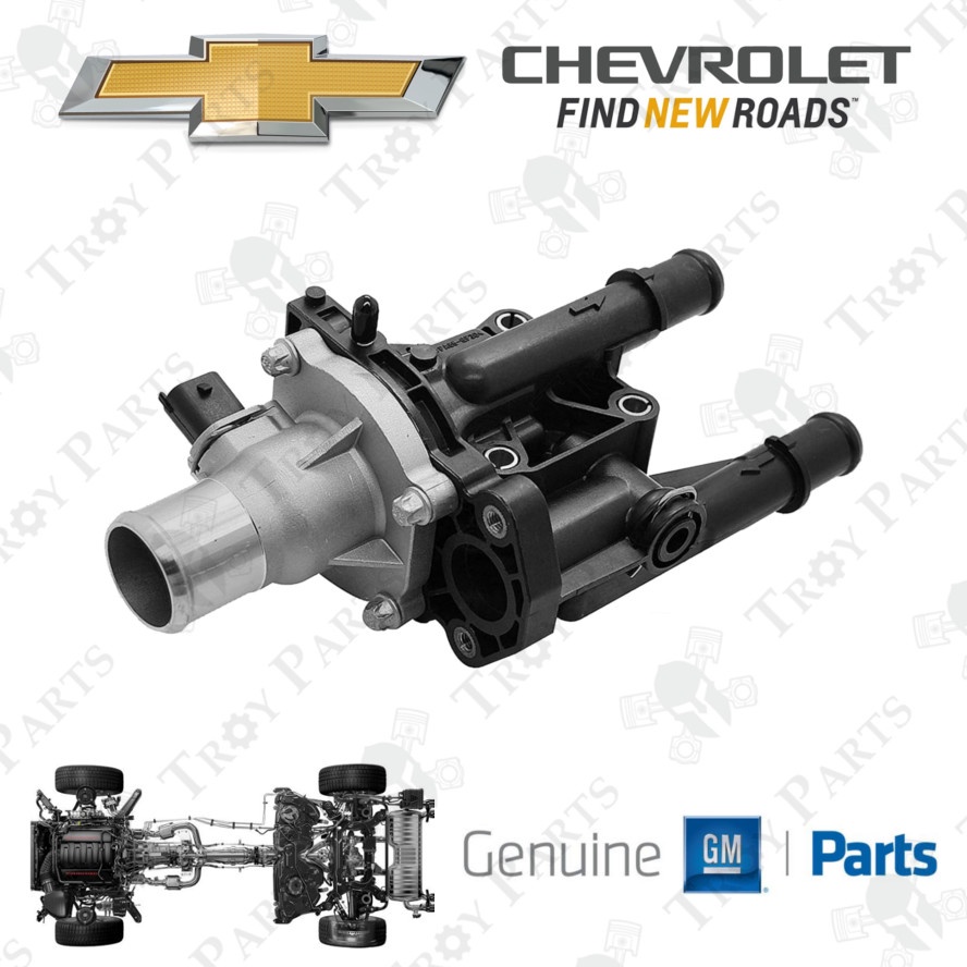 (1pc) Original Chevrolet Coolant Thermostat with Housing 96817255 for ...