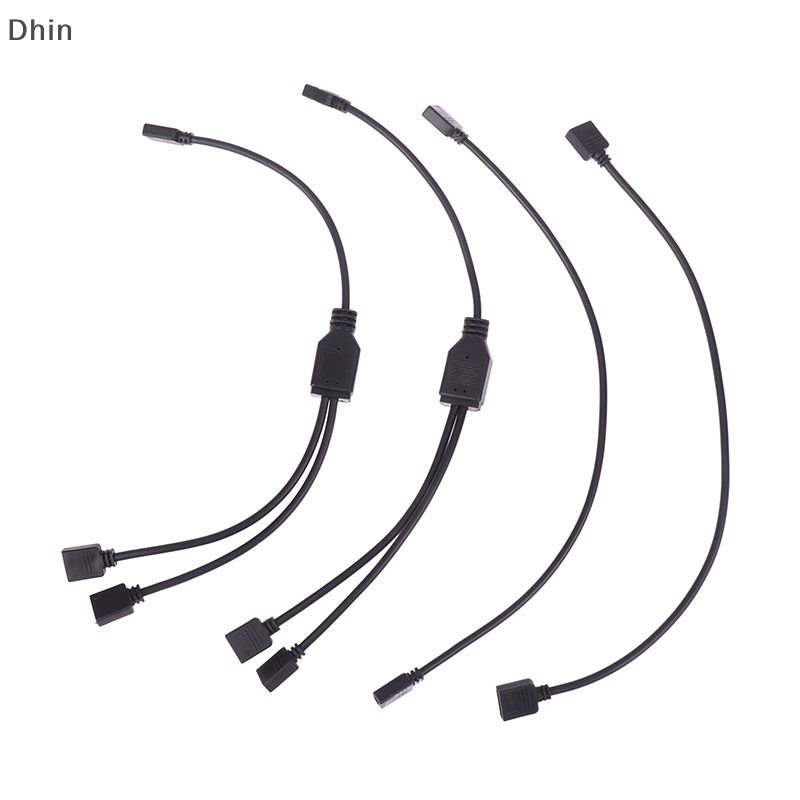 [Dhin] 5V 3 Pin 12V 4pin ARGB Splitter Connector Extension Cable For PC ...
