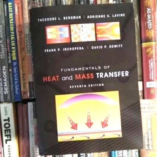 Fundamentals of Heat and Mass Transfer 7th Edition - Incropera | Shopee ...