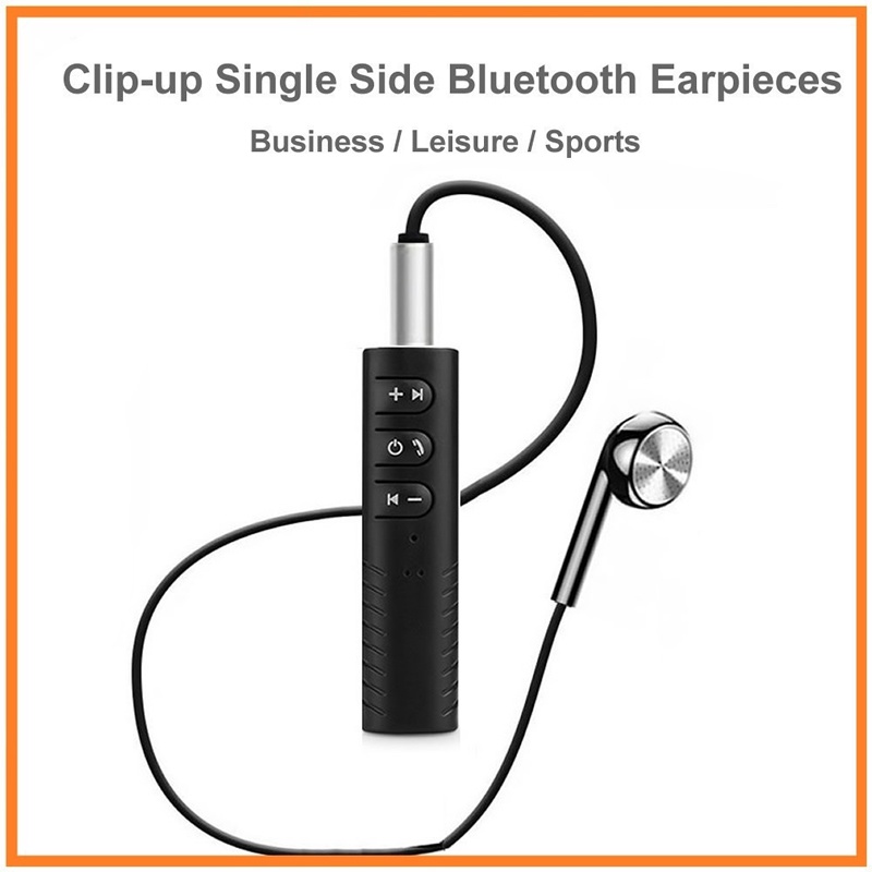 Single Earbud Bluetooth Headset with Microphone for Cell Phones/iPhone ...