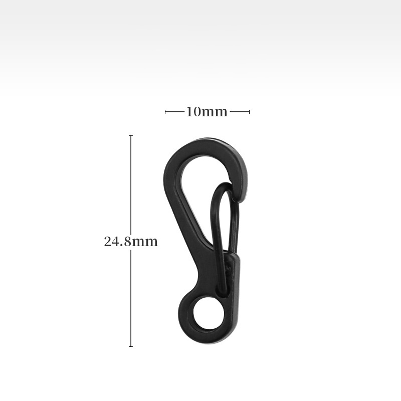 Mini Carabiner Clips Spring Snap Hook Keychain Clasps for Backpack ...