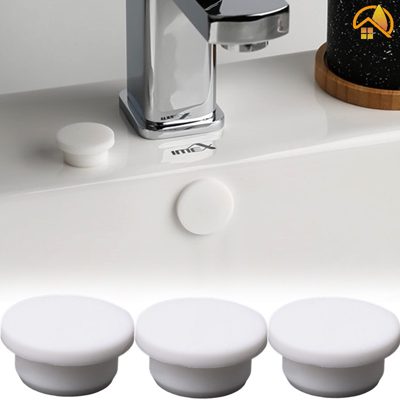 1/3Pcs Sink Hole Sealing Cover / Wash Basin Overflow Ring Plug Kitchen ...