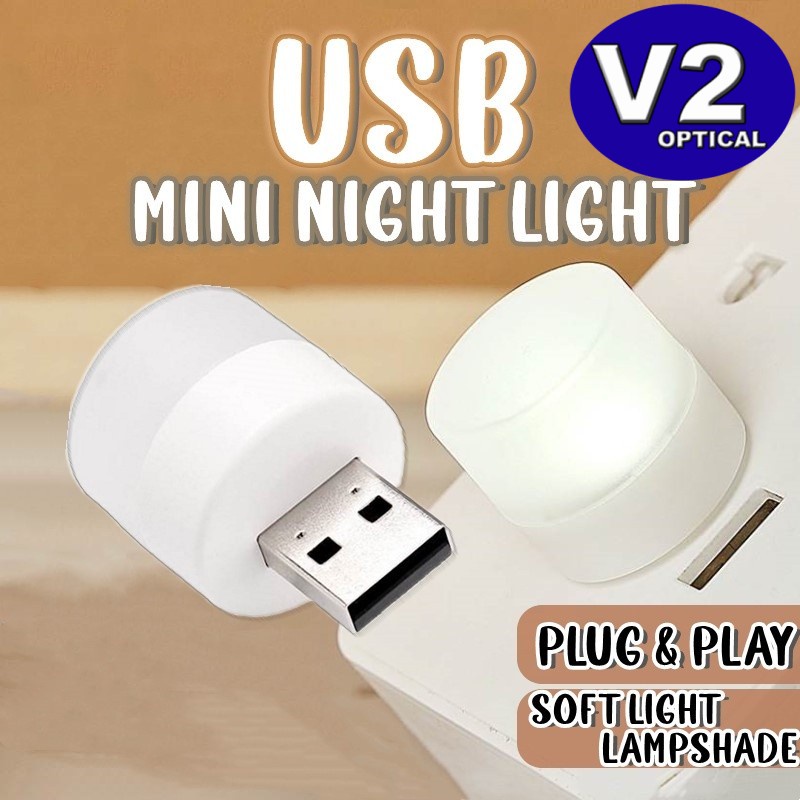 Portable Mini USB Soft Night Light LED Bright Small Bulb Desk Reading ...