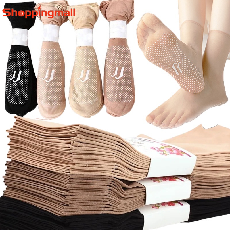 Summer Popular Short Tube Adhesive Non-Slip Stockings/ Women ...