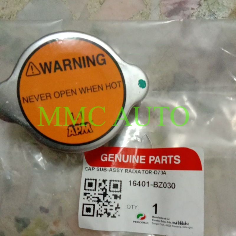 PERODUA MYVI, VIVA,/ PROTON PERSONA, EXORA, RADIATOR CAP/ RAD/ AIR ...