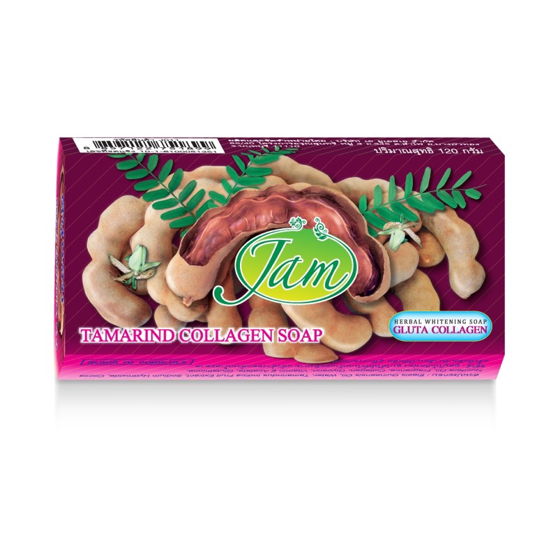 JAM TAMARIND WITH GABA RICE MILK GLUTA COLLAGEN SOAP 120g | Shopee Malaysia