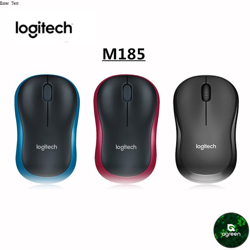 AC Logitech M185 Wireless Mouse 1000DPI 2.4GHz USB Nano Receiver Mice for PC/Laptop | Shopee ...
