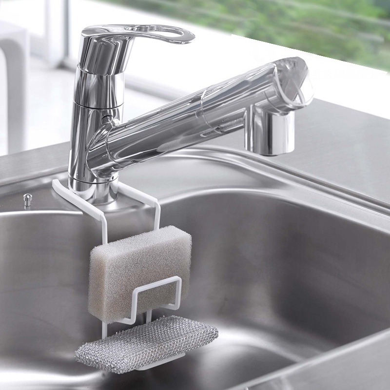 Kitchen Sink Storage Drain Basket Drainage Hanging Basket Faucet Sponge ...